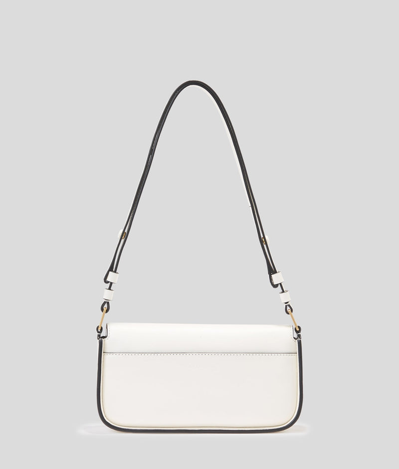 KarlLagerfeld Ksignature Two-Way Crossbody Bag Off White