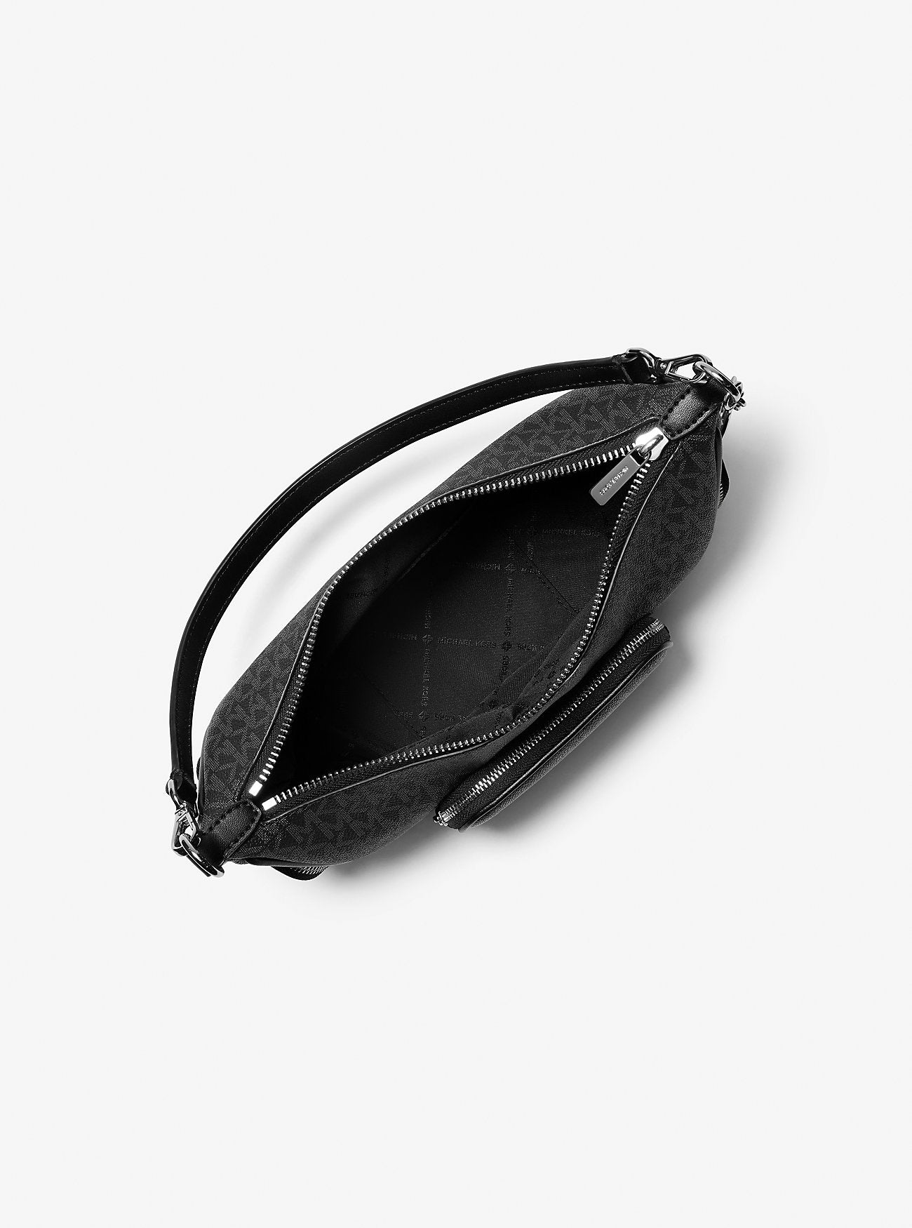 Michael Kors Merritt Small Signature Logo Convertible Crossbody Bag Bl