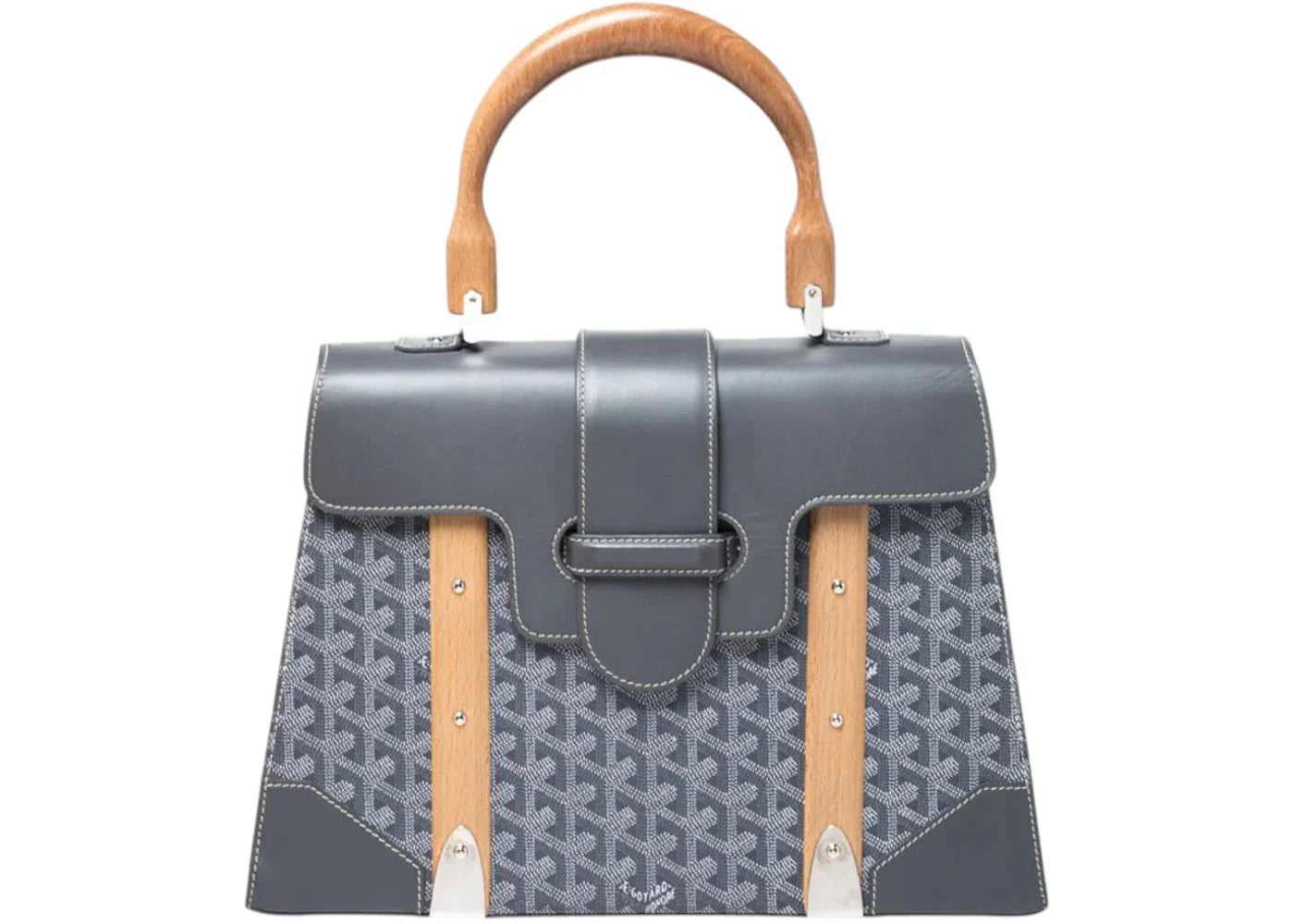 Goyard Saigon Structure Mini Bag Gray